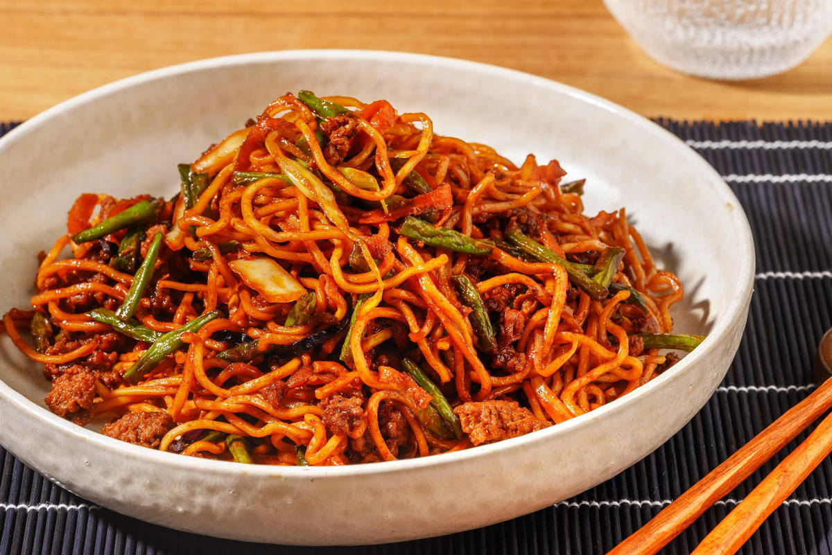 Easy Peasy Gochujang Beef Noodles Recipe | HelloFresh