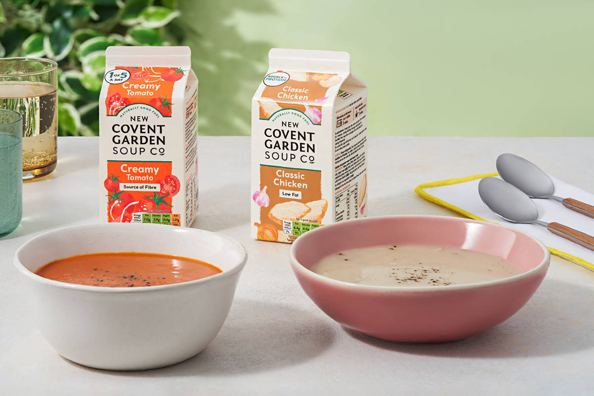 New Covent Garden Classic Chicken Soup and Creamy Tomato Soup Variety ...