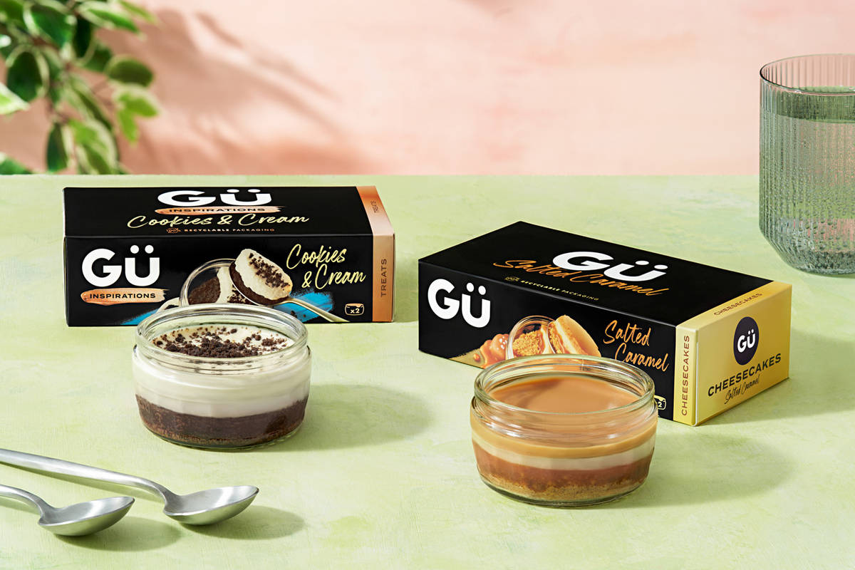Gü Salted Caramel Cheesecakes and Gü Cookies and Cream Desserts Variety ...