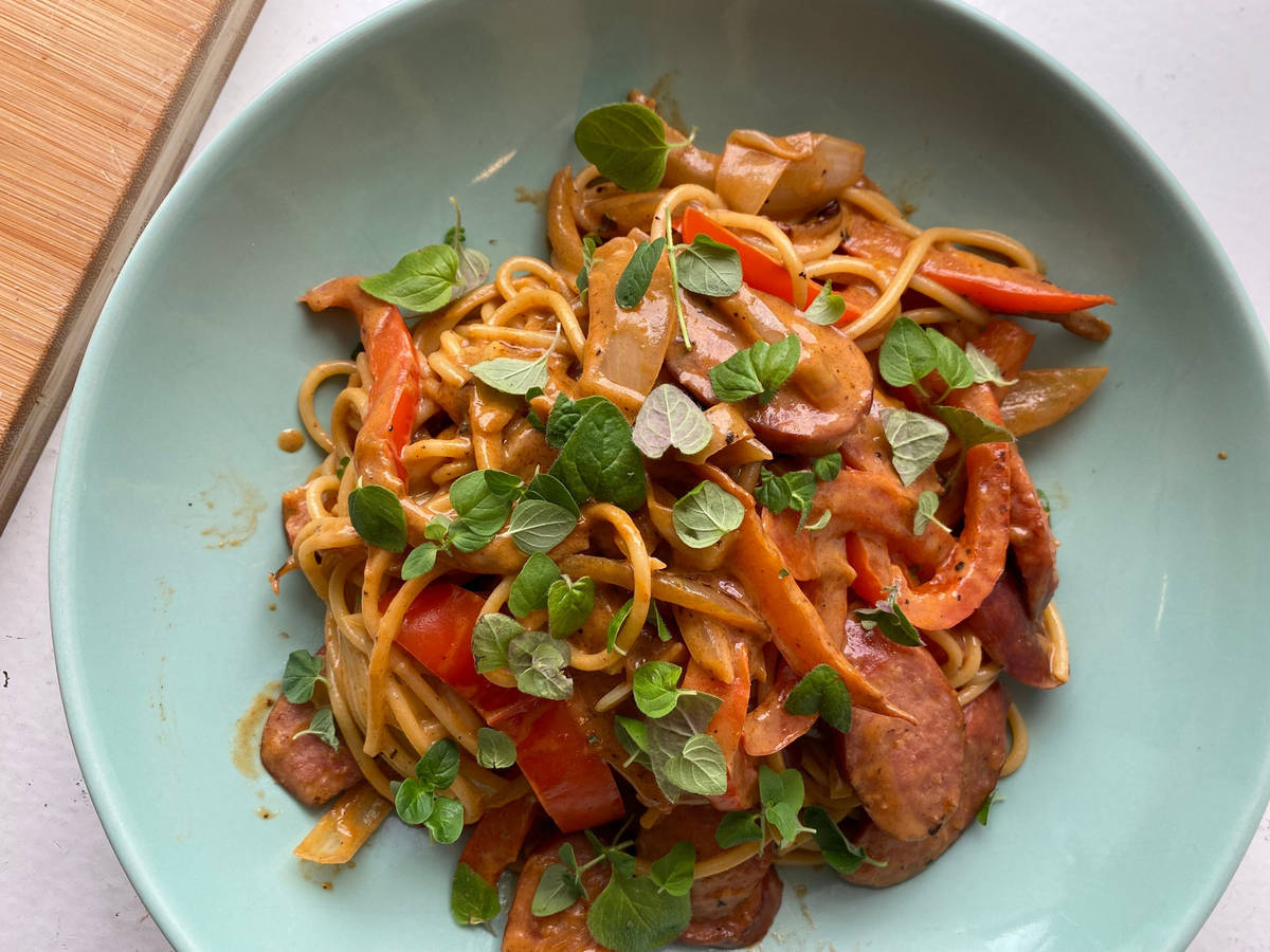 Italian sausage spaghetti | HelloFresh