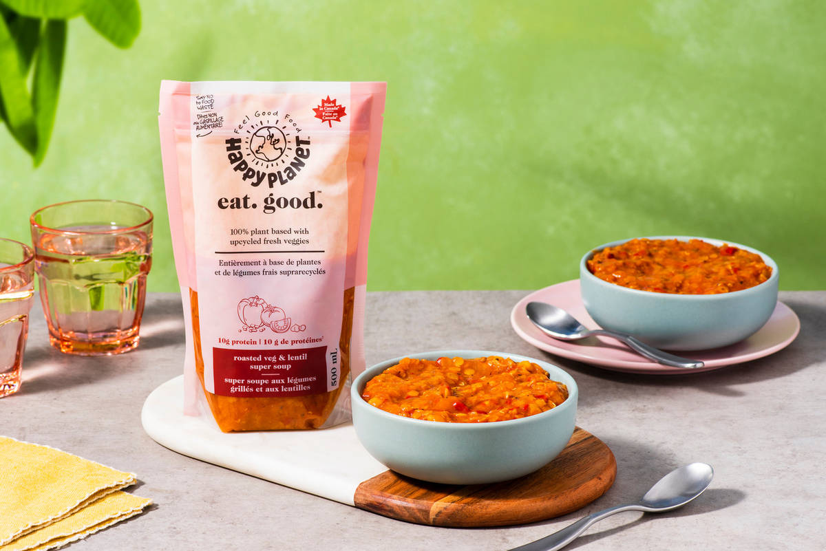 Happy Planet Roasted Veg & Red Lentil Soup Recipe | HelloFresh