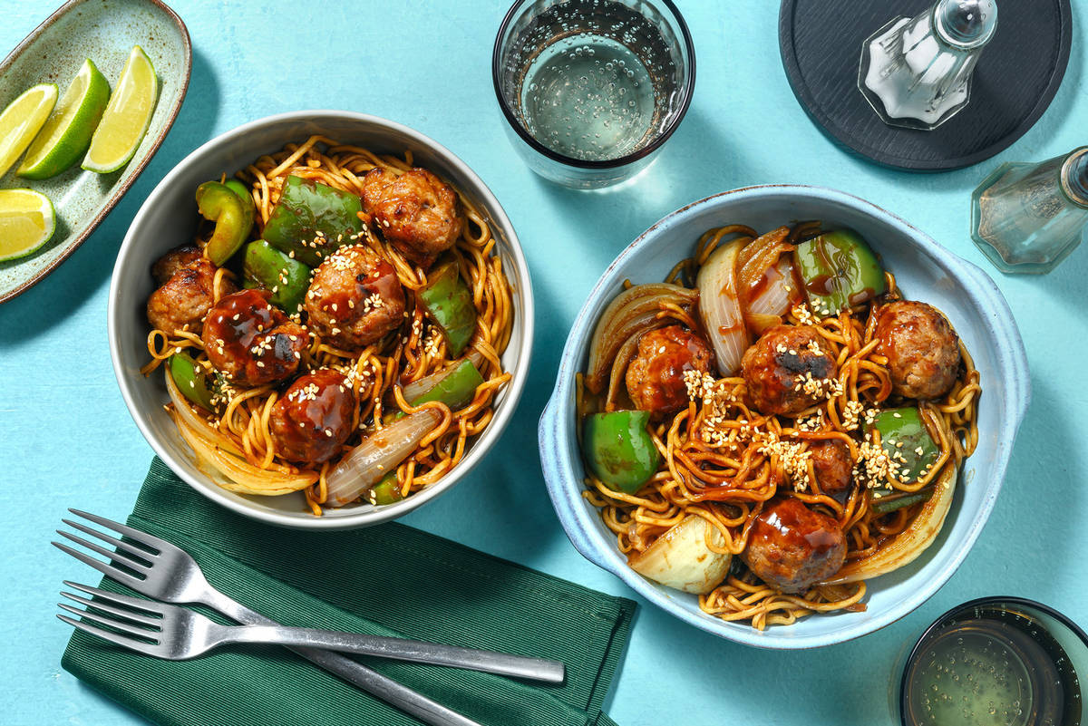 Honey Garlic Pork Meatballs Recipe | HelloFresh