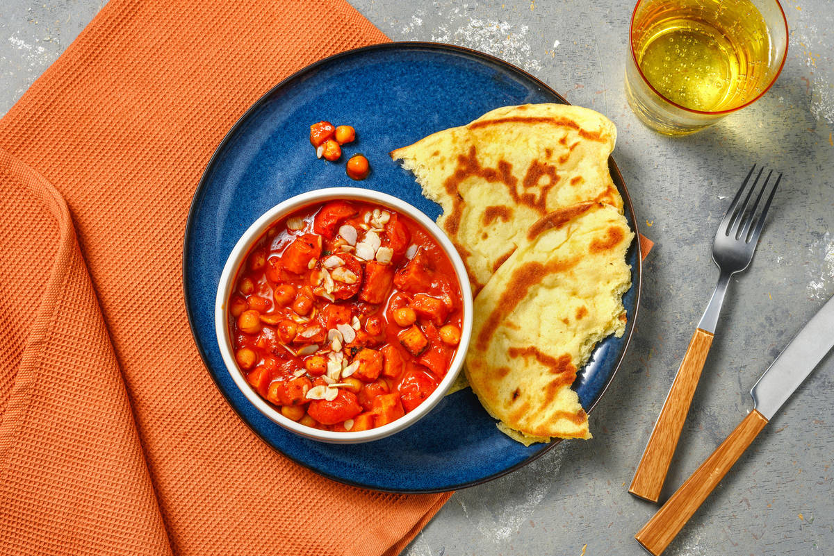 Sweet Potato, Chickpea and Tomato Rogan Josh Recipe | HelloFresh