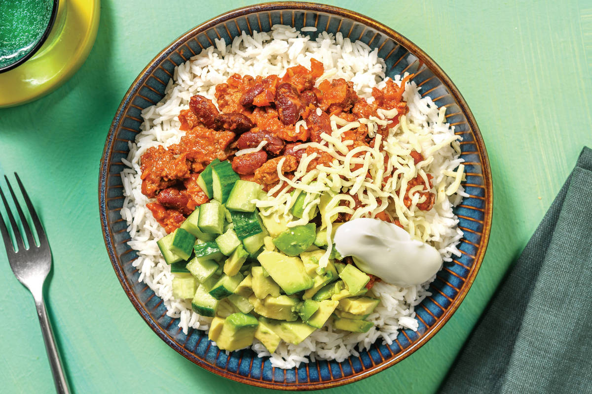 American Beef & Bean Chilli Recipe | HelloFresh