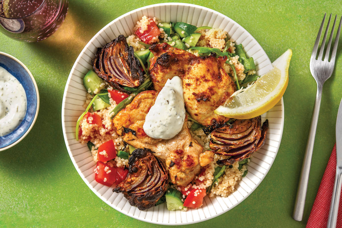 Easy Baked Chicken & Couscous Salad Recipe | HelloFresh