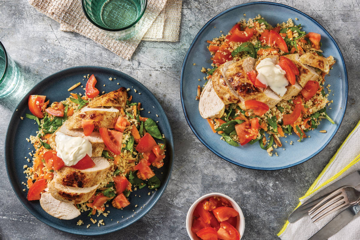 Baked Chermoula Chicken with Couscous Recipe | HelloFresh