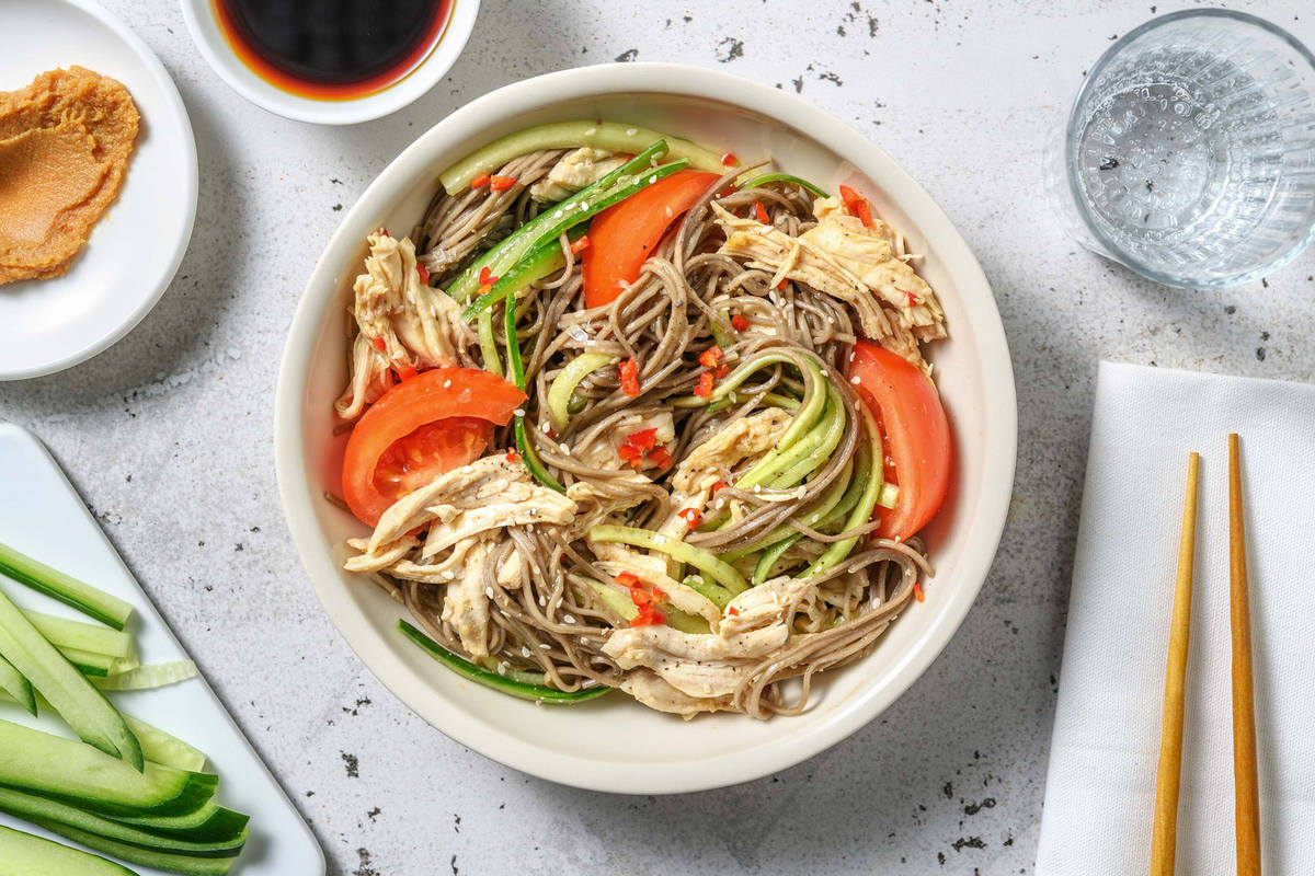 Banbanji : salade fraîche japonaise au poulet Recette | HelloFresh