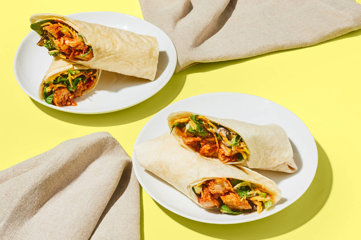 BBQ-Ranch Chicken Wraps Recipe | HelloFresh