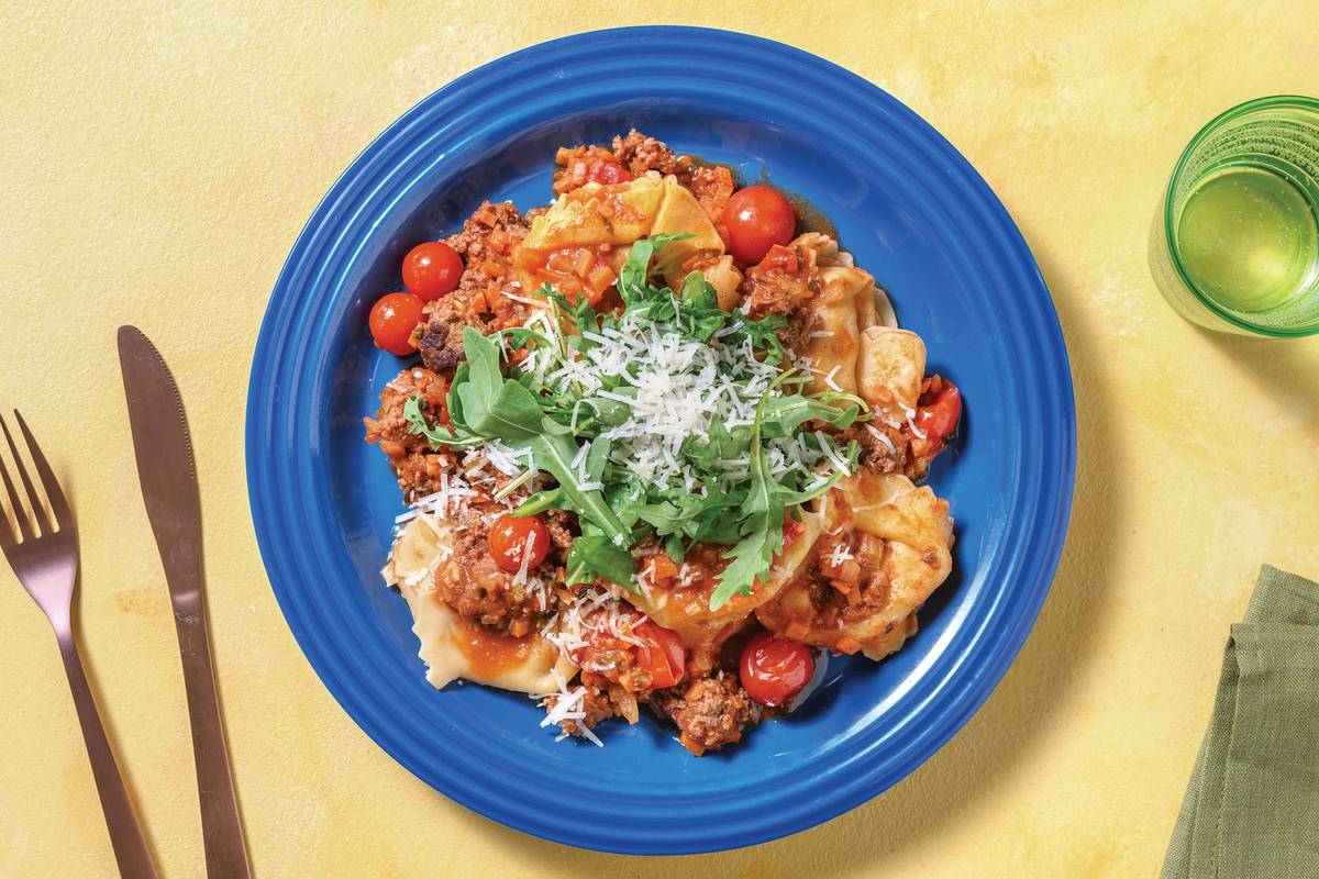 Beef & Cherry Tomato Ravioli Recipe | HelloFresh