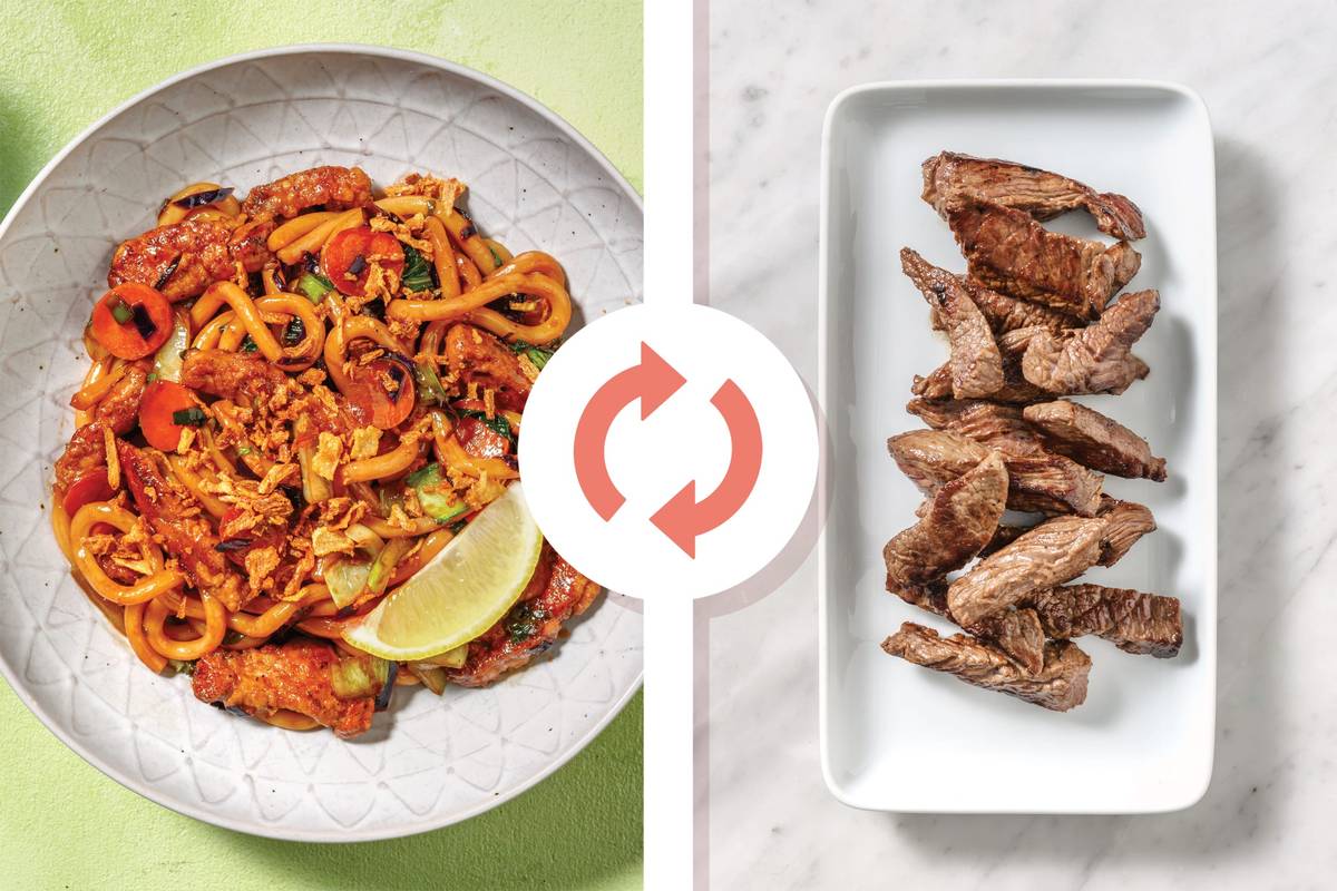 Beef Strip Hawker-Style Noodles Recipe | HelloFresh