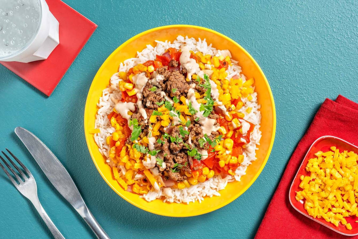 Chipotle Beef Taqueria-Inspired Bowls Recipe | HelloFresh