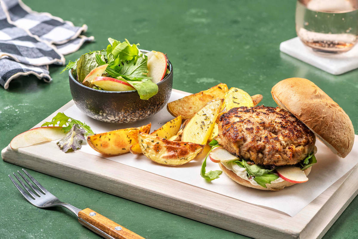 Pork and Apple Burgers Recipe | HelloFresh
