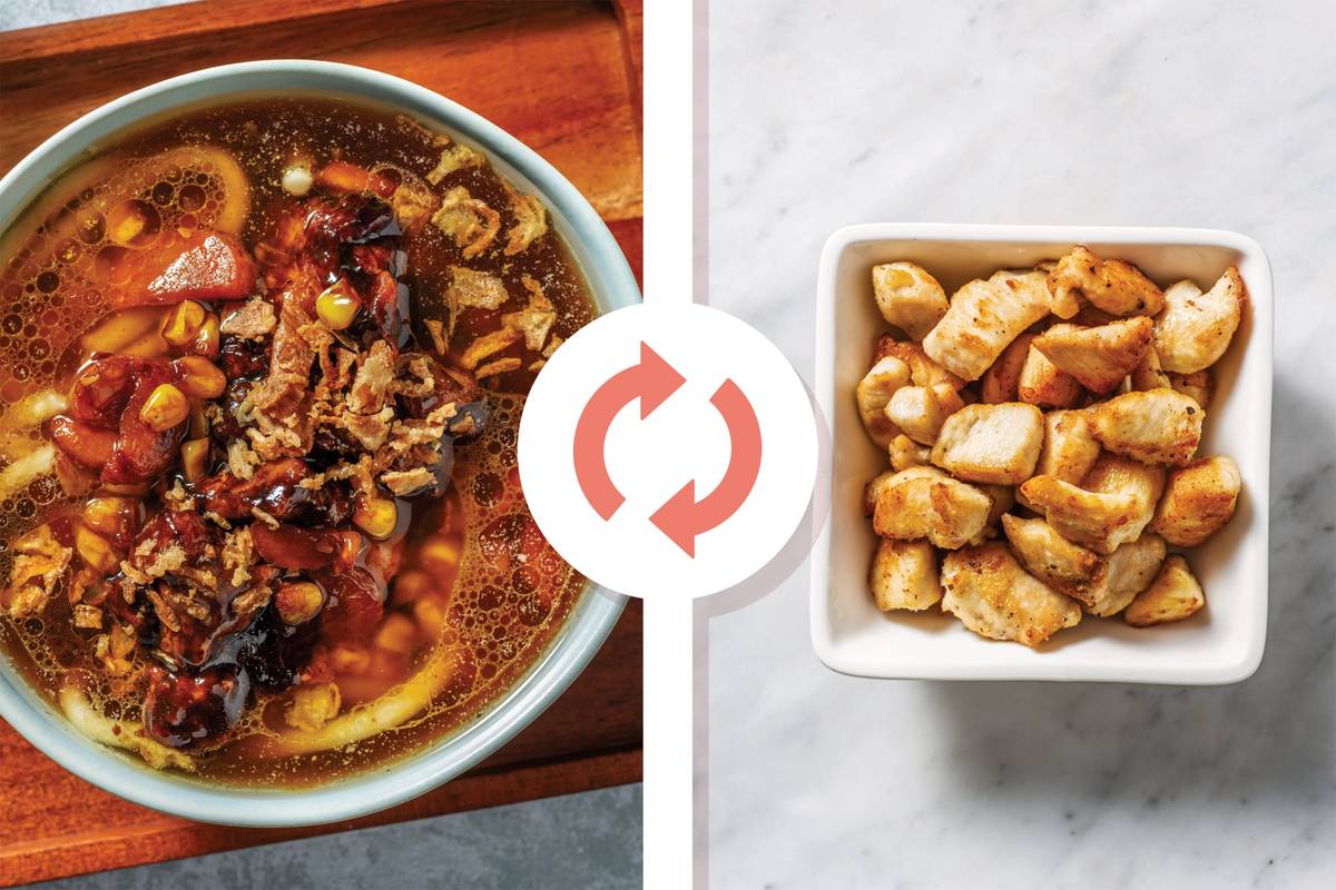 Char Siu Chicken & Udon Noodle Broth Recipe | HelloFresh