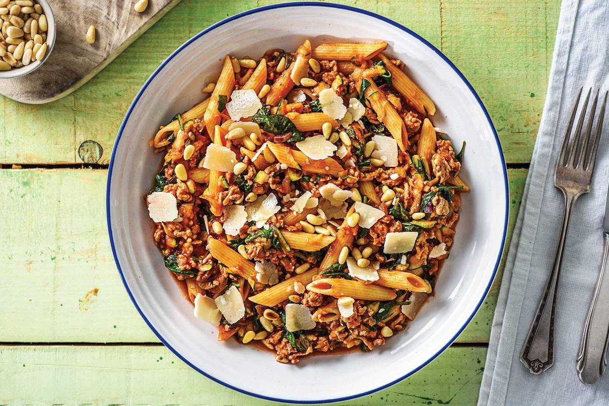 Cheat's Italian Lamb & Veggie Bolognese Recipe | HelloFresh
