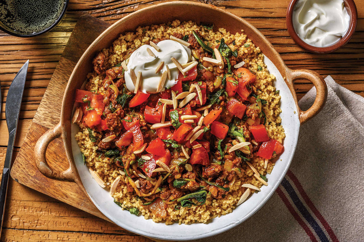 NZ Cheat's Moroccan Lamb Tagine Recipe | HelloFresh