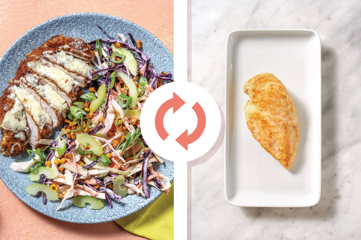 Quick Louisiana Chicken Schnitzel & BBQ Mayo Recipe | HelloFresh
