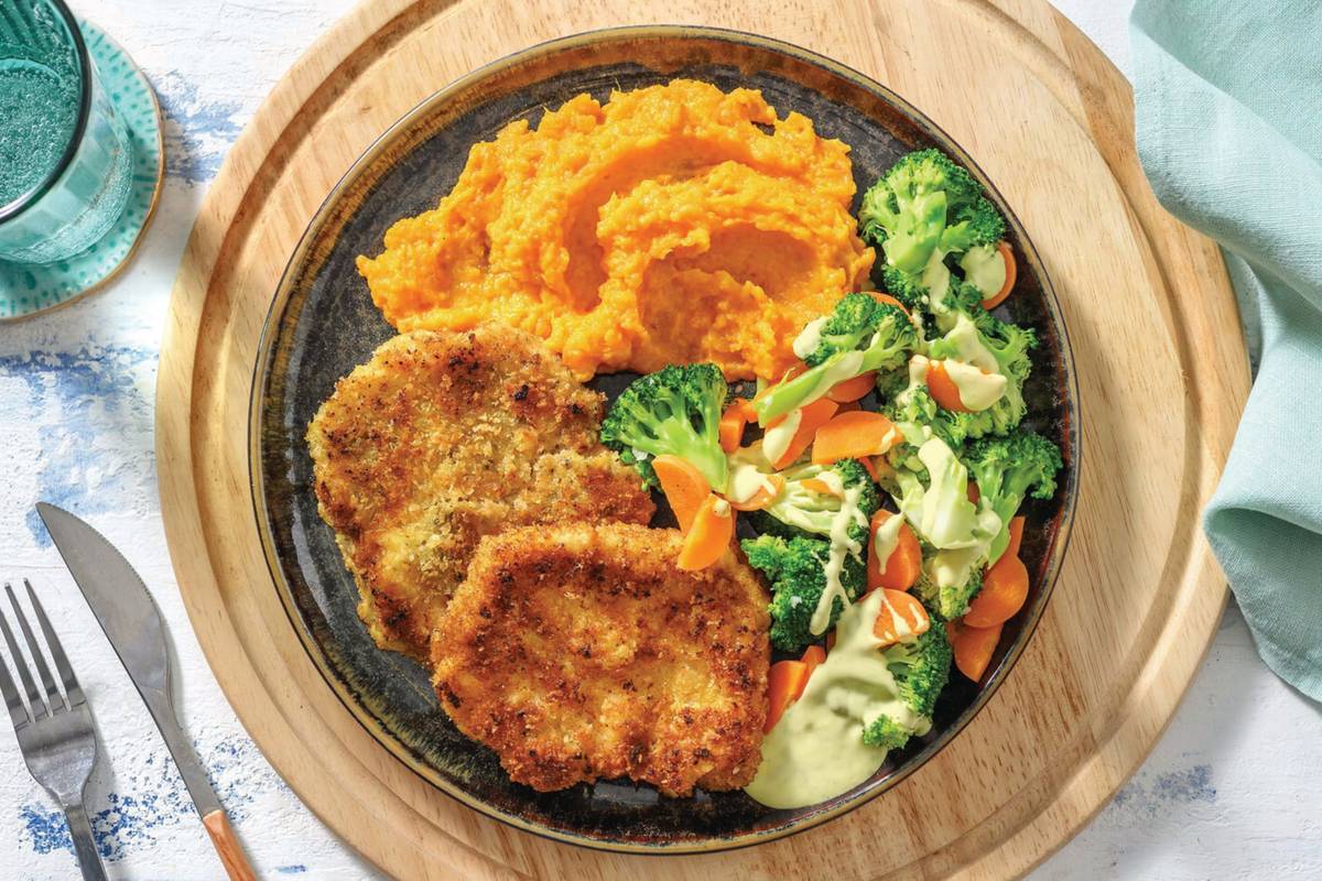Lemon-Pepper Pork Schnitzel Recipe | HelloFresh