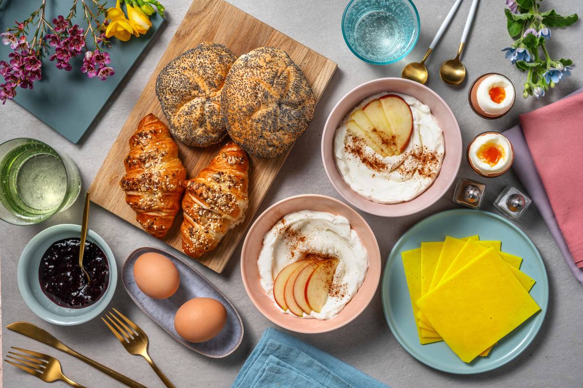 Petit déjeuner continental en 10 minutes Recette | HelloFresh