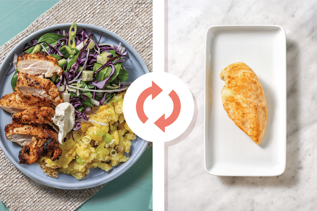 Chimichurri Chicken & Cucumber Slaw Recipe | HelloFresh