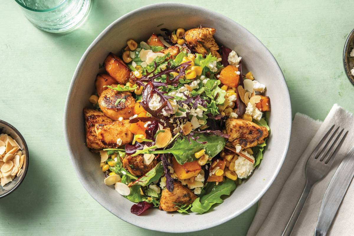 Kiwi Chicken & Roast Kumara Dijon Salad Recipe | HelloFresh