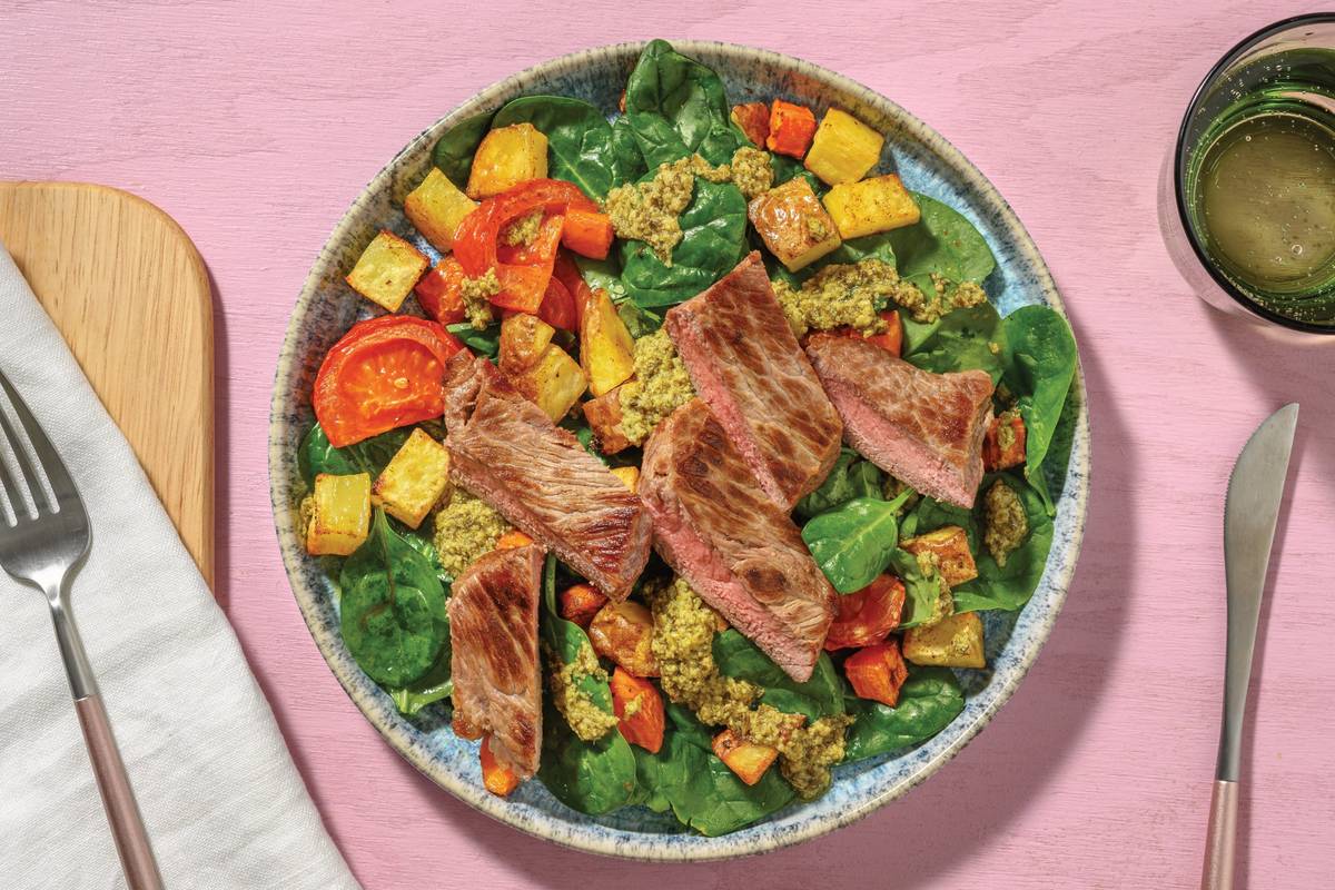 HelloHero: Beef Rump & Fetta Cheese Recipe | HelloFresh