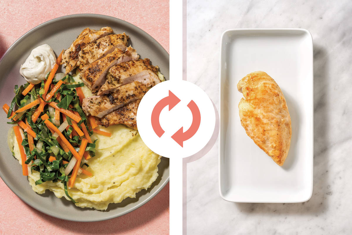Easy Garlic Chicken & Mash Recipe | HelloFresh
