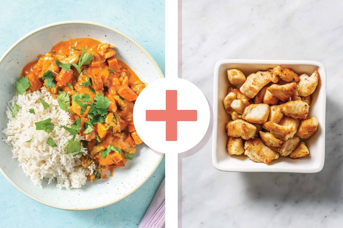 Indian Double Coconut Chicken & Veggie Curry Recipe | HelloFresh