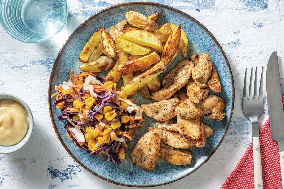 Caribbean Chicken & Chips Recipe | HelloFresh