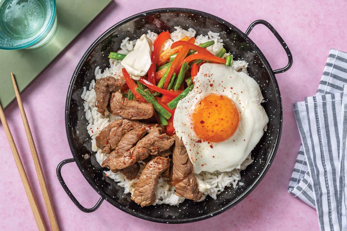 Korean-Style Beef Bibimbap Recipe | HelloFresh