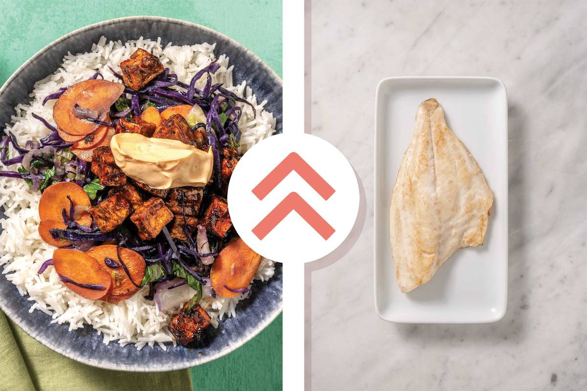 Korean-Style Fish & Garlic Rice Recipe | HelloFresh