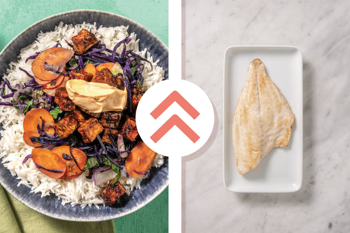 Korean-Style Fish & Garlic Rice Recipe | HelloFresh