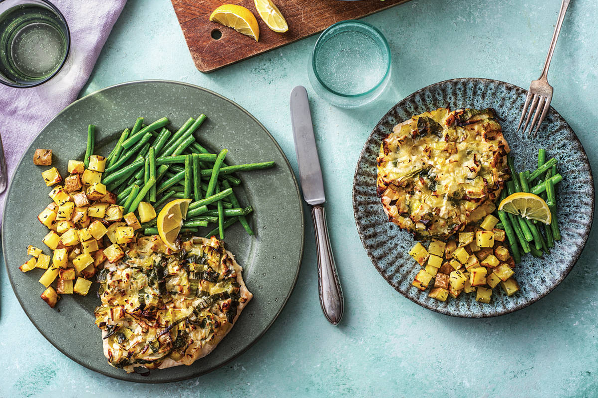 Leek & Fetta Grilled Chicken Recipe | HelloFresh