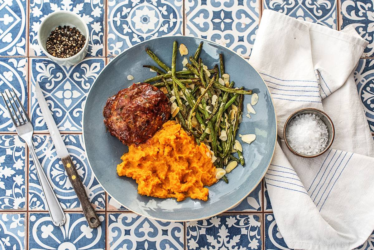 Balsamic-Glazed Meatloaves Recipe | HelloFresh