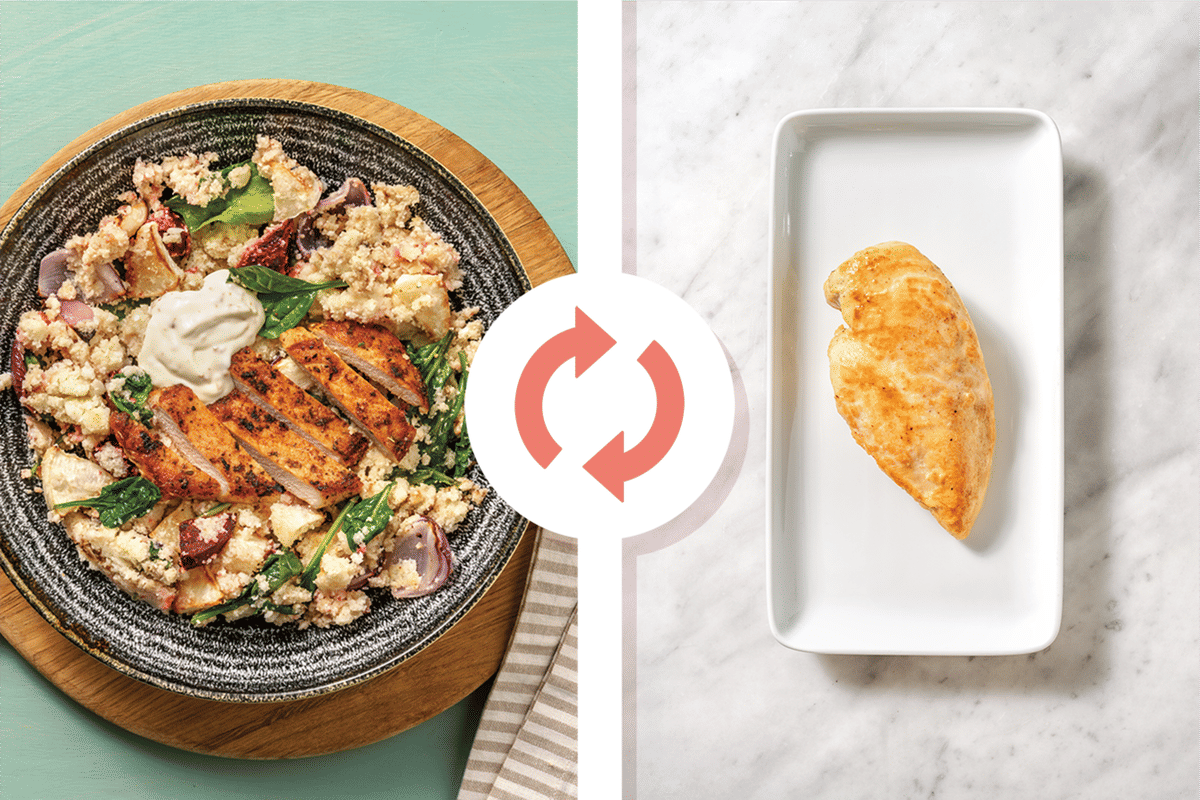 Middle Eastern Chicken & Cauliflower Rice Recipe | HelloFresh