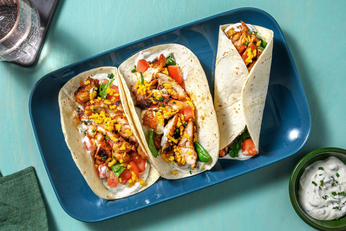 Chicken Ranch Wraps Recipe | HelloFresh