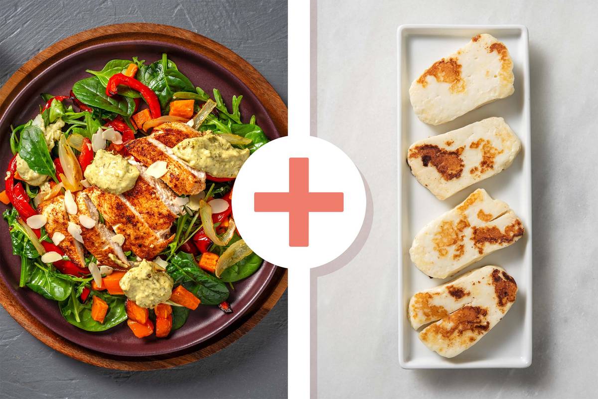 Nan's Chicken & Haloumi Recipe | HelloFresh