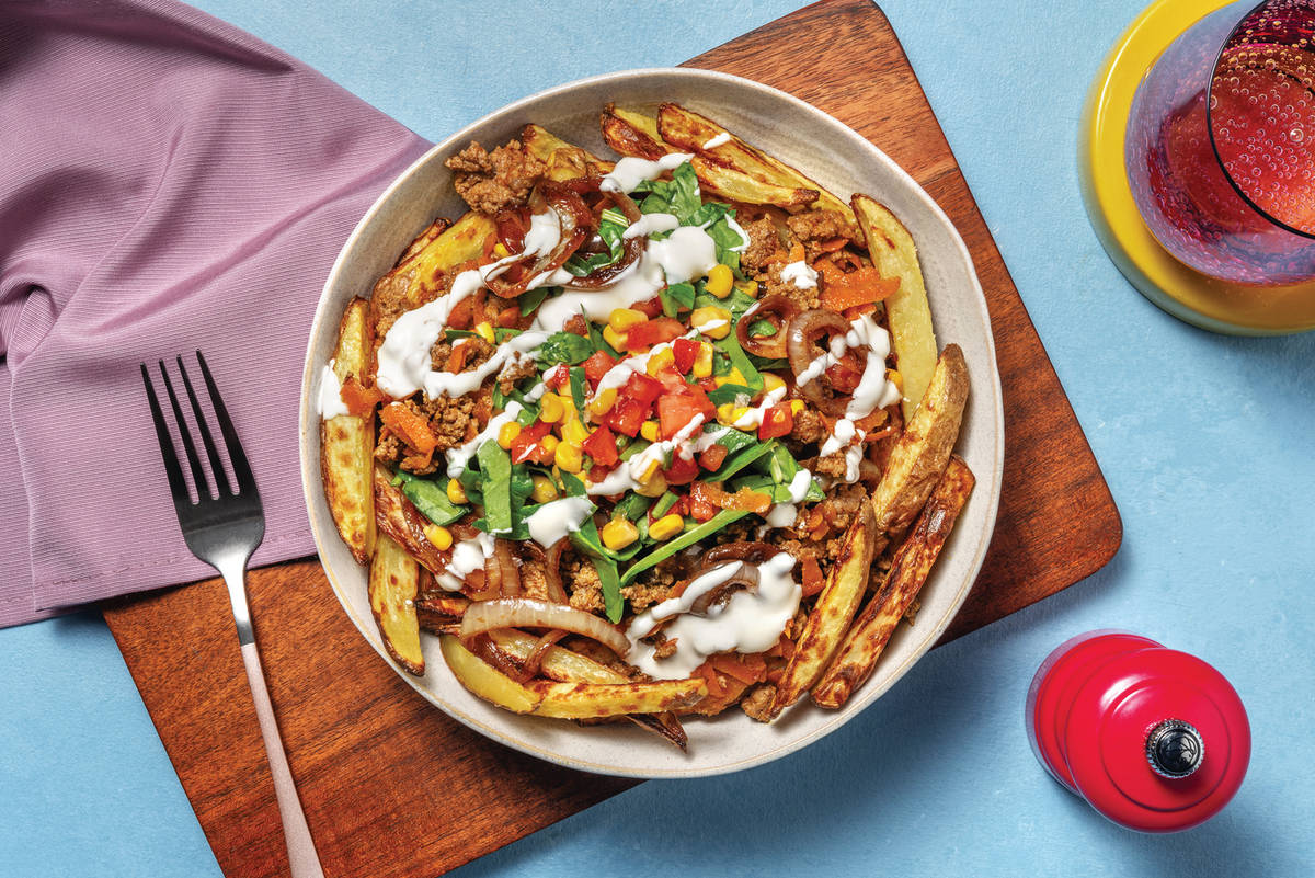 Plant-Based Loaded Fries Recipe | HelloFresh
