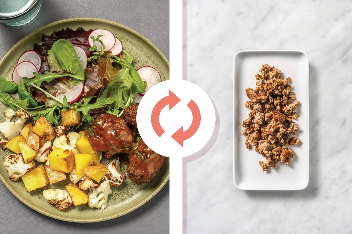 Pork Koftas & Mint Sauce Recipe | HelloFresh