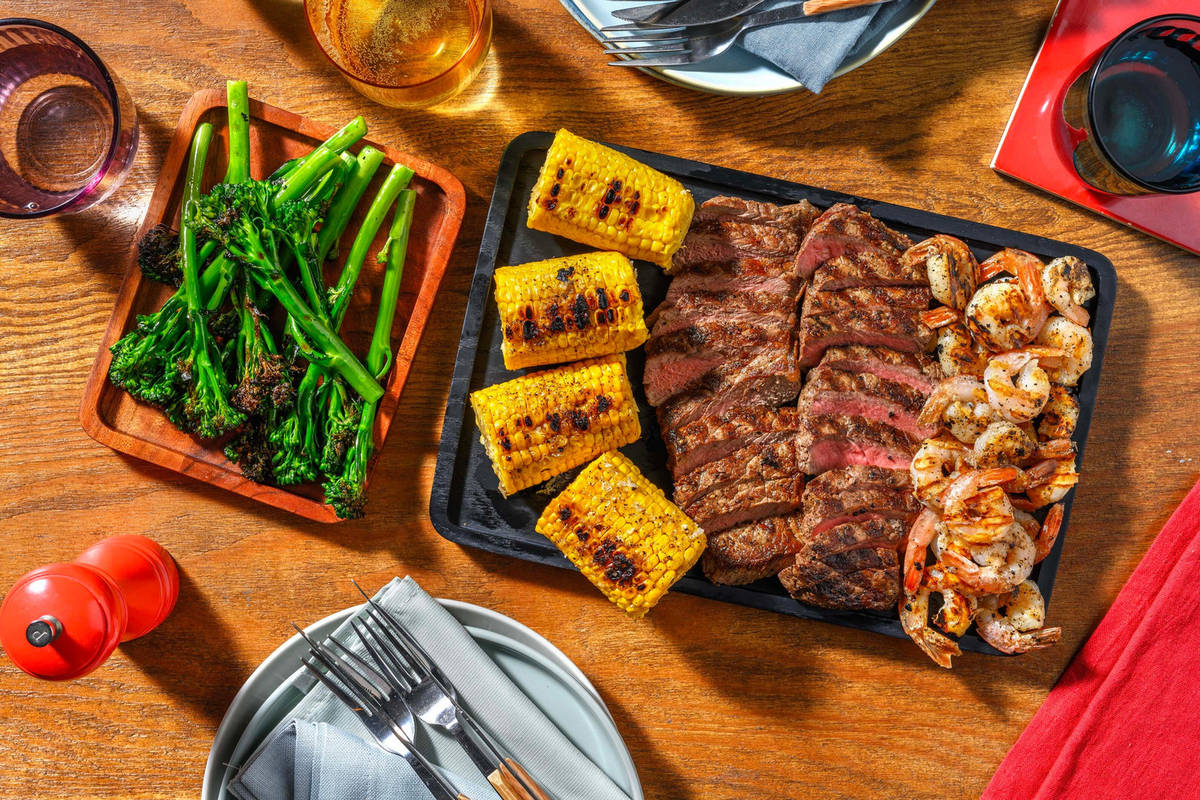 Premium Steak and Shrimp Grill Pack Recipe | HelloFresh