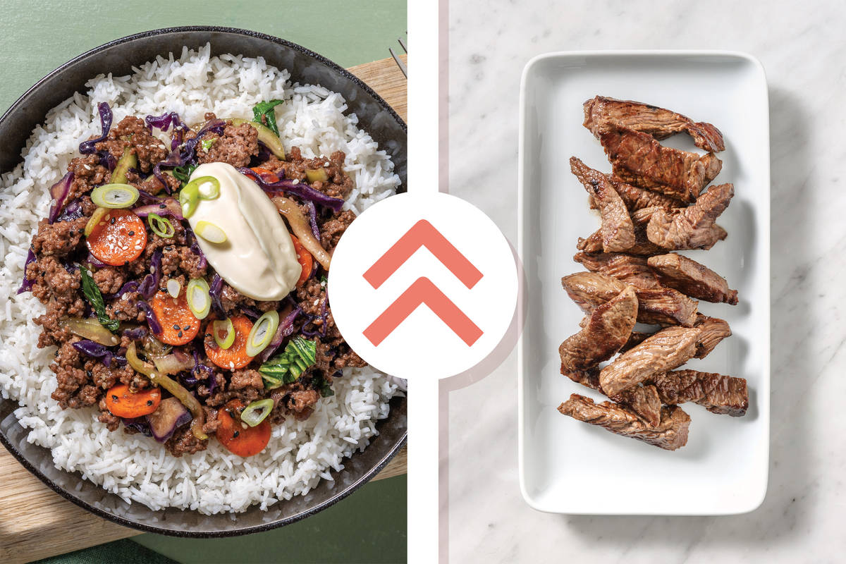 Quick Korean-Style Beef Strip Bulgogi Rice Bowl Recipe | HelloFresh