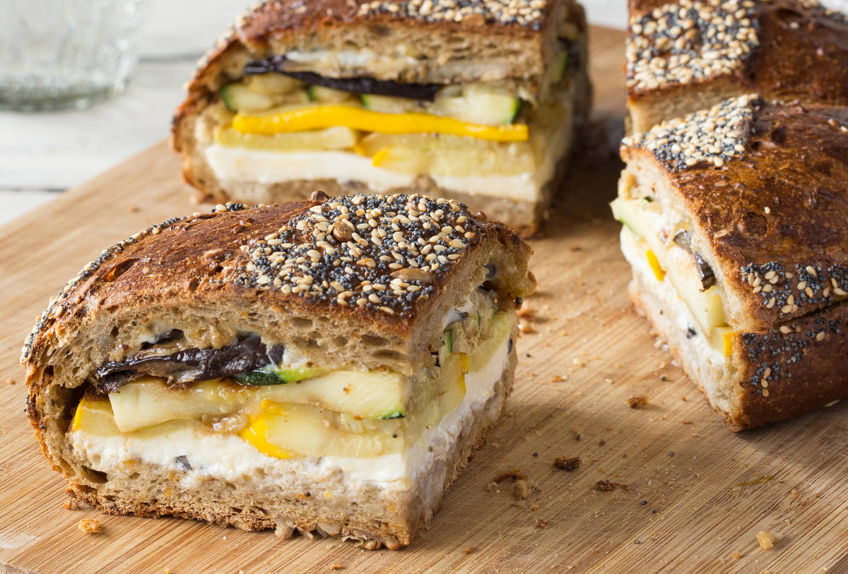 Roasted Summer Vegetable Muffuletta Recipe | HelloFresh