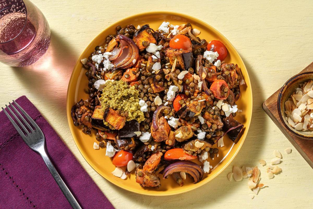Roasted Veg and Lentil Jumble Recipe | HelloFresh