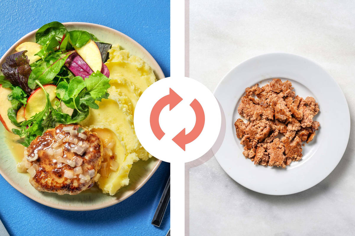 Salisbury Steak-Style Beyond Meat® Patties and Mash Recipe | HelloFresh
