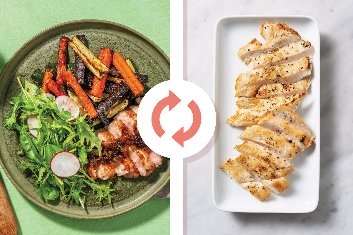 Seared Aussie Chicken & Veggie Fries Recipe | HelloFresh
