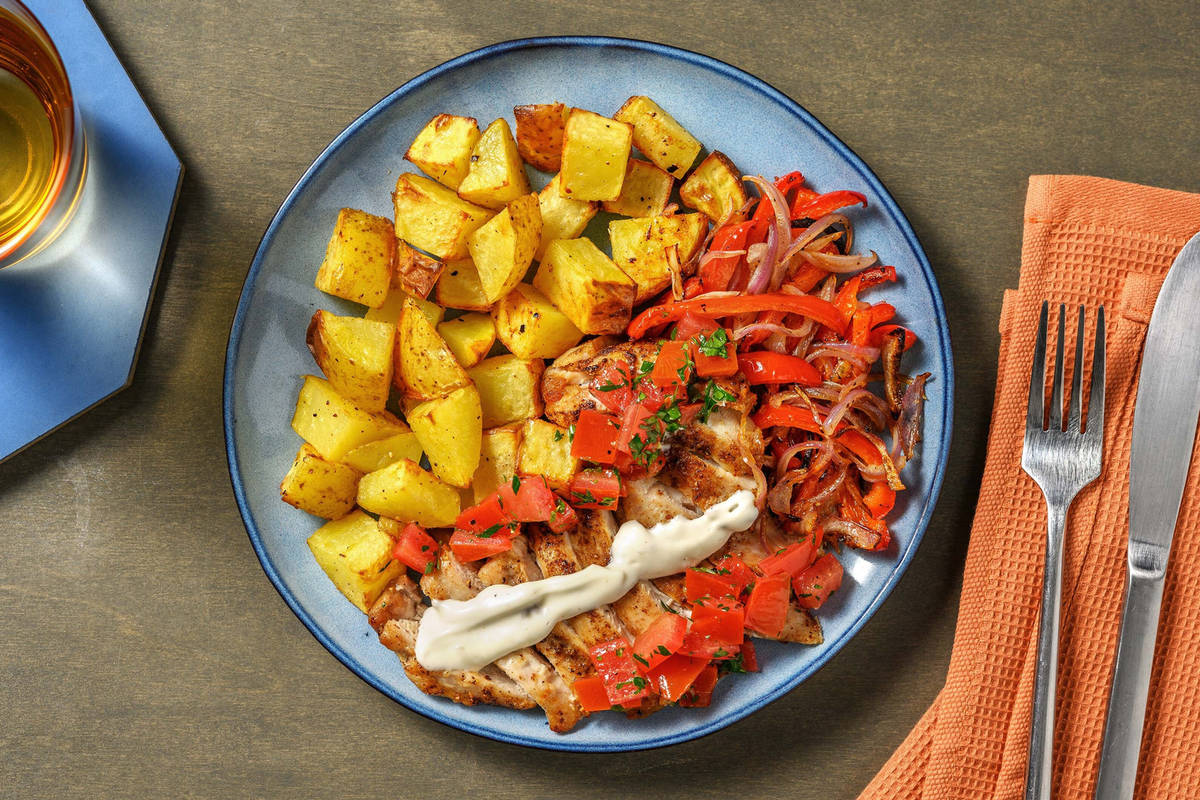 Shawarma-Spiced Chicken Bowls Recipe | HelloFresh