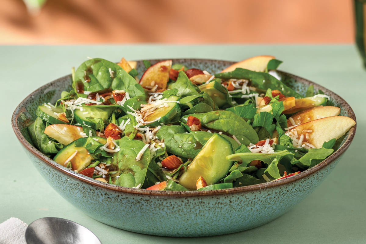 Apple, Parmesan & Mixed Leaf Salad Recipe | HelloFresh