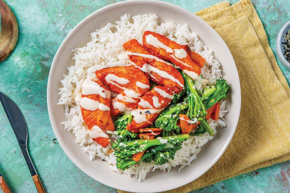 Ssamjang Chicken & Rapid Rice Recipe | HelloFresh