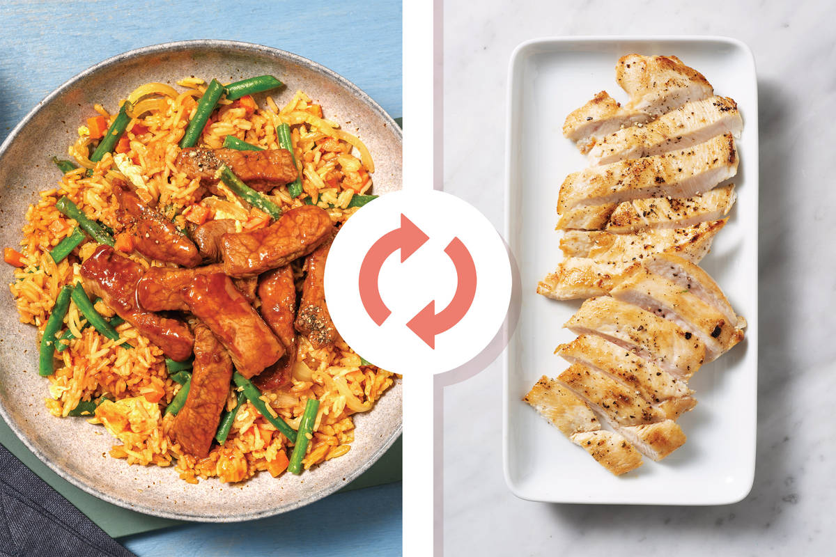 Sticky Honey-Soy Chicken & Fried Rice Recipe | HelloFresh