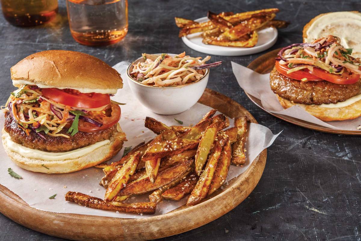 Sweet Chilli Pork Burger Recipe | HelloFresh