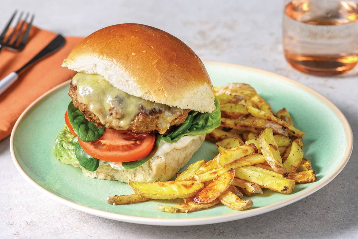 BBQ Beef Cheese Burger Recipe | HelloFresh